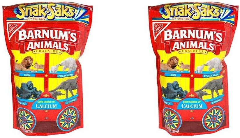 Amazon.com: Barnum's Original Animal Crackers, 48 Snack Packs (4 Boxes)
