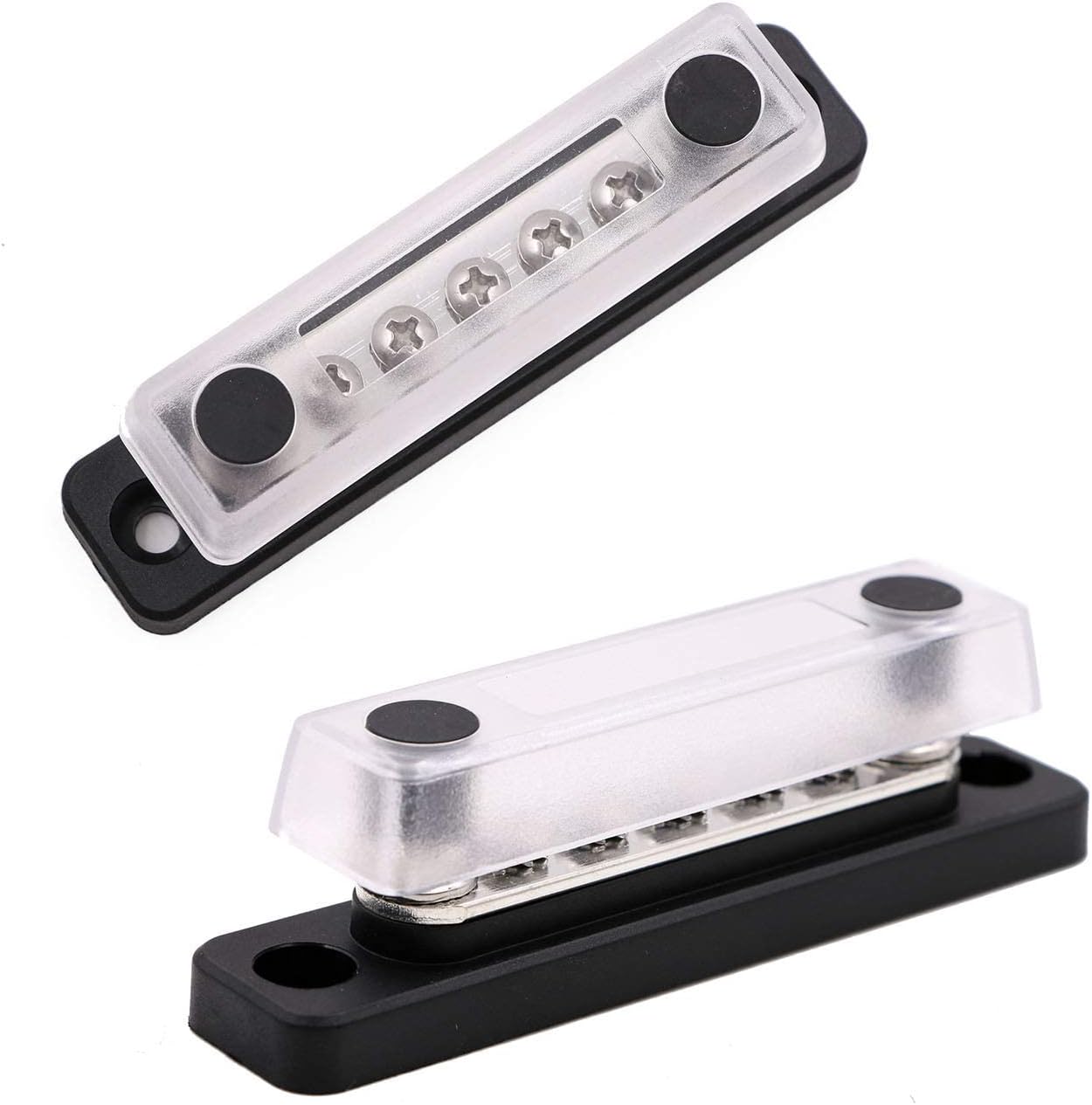 Buy Gloaso 100 amp Common Bus Bar 2 x 3/16” Studs 5 x #8/32 Screw ...