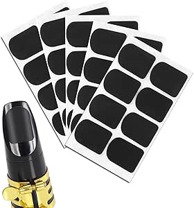 Amazon.com: 40 Pcs 0.8mm Thick Saxophone Mouthpiece Pads and Cushions ...