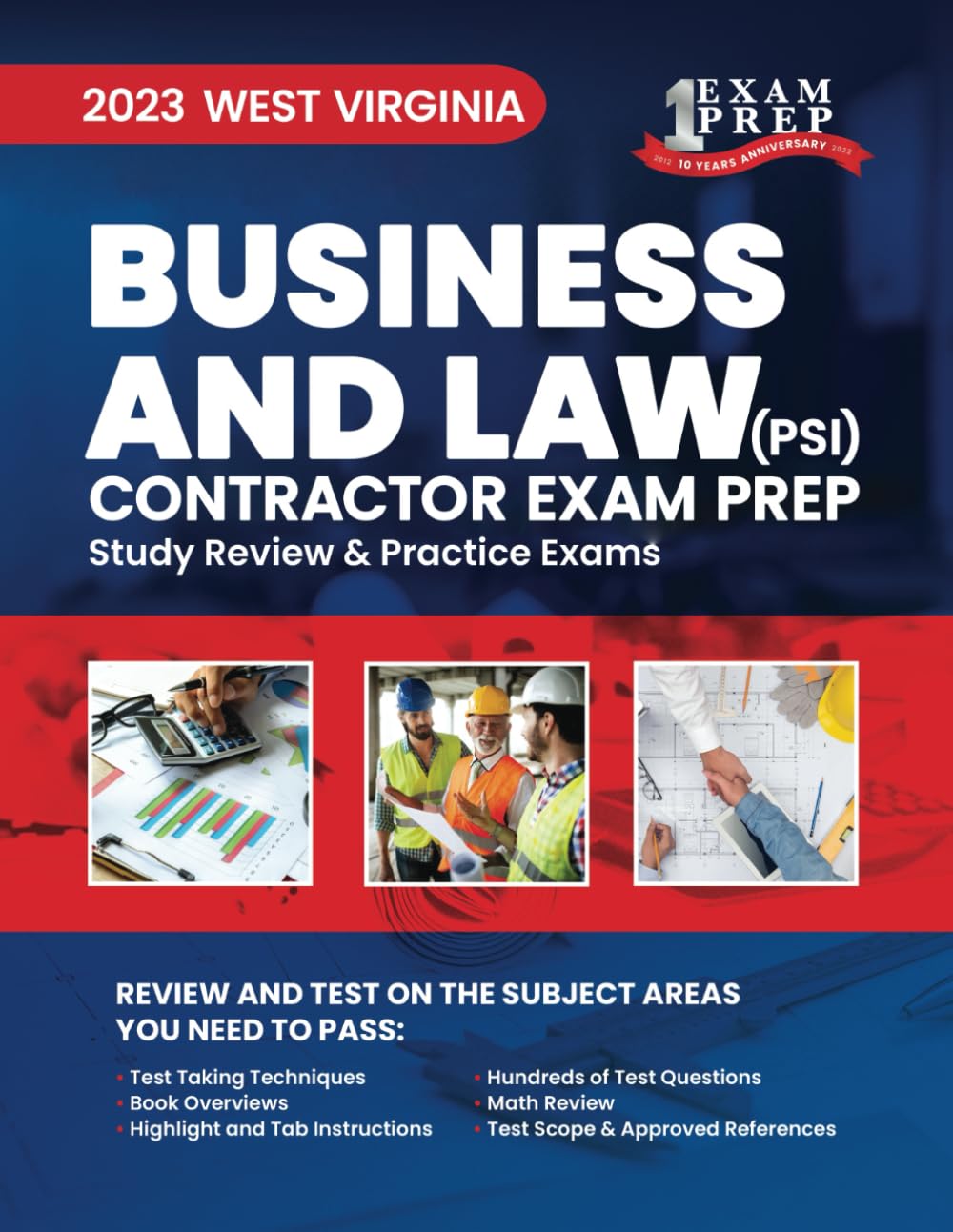 2023 West Virginia Business and Law Contractor Exam Prep (PSI): 2023 Study Review & Practice ...