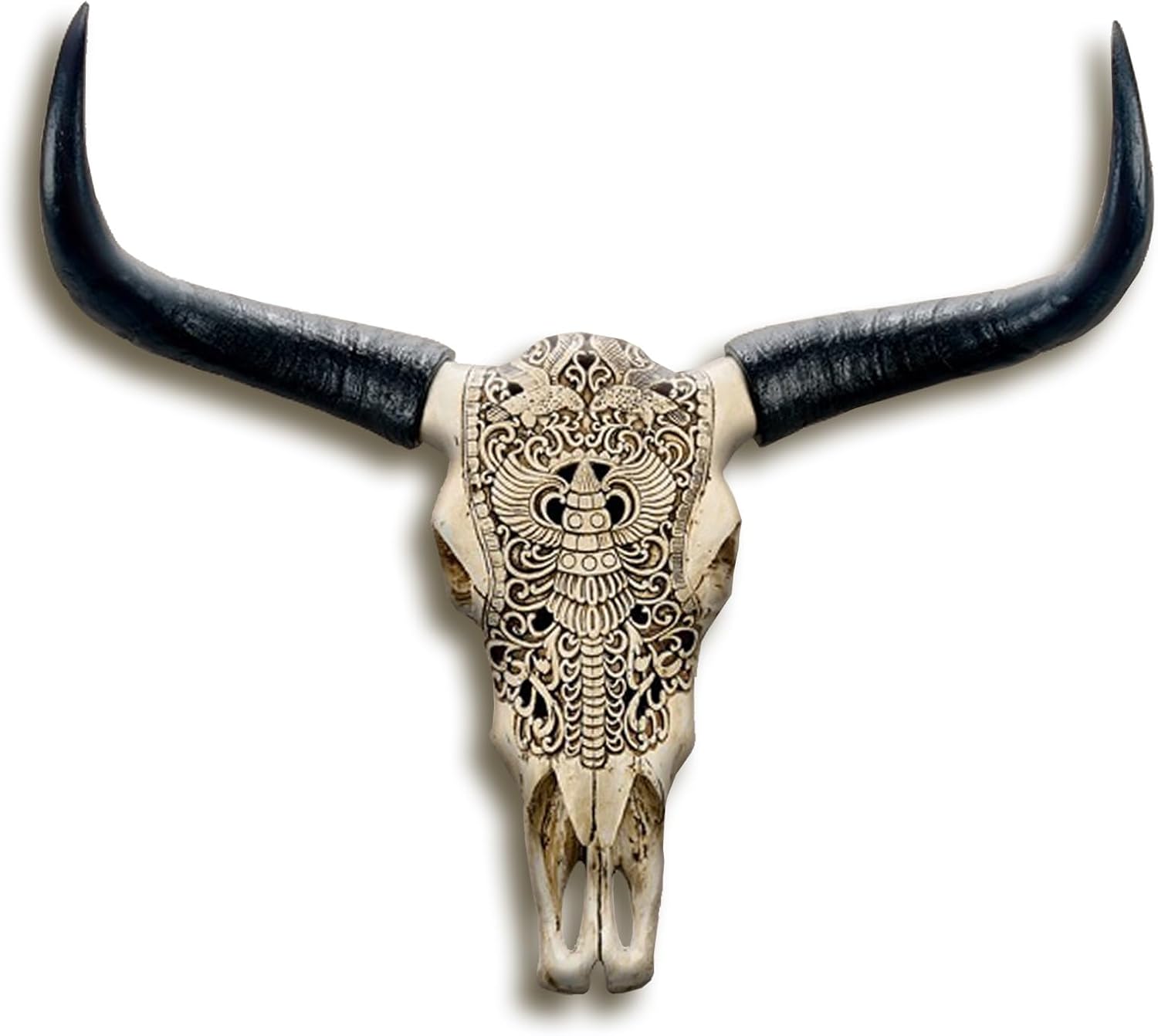 Amazon.com: KIWZZXXKW Cow Skull Wall Decor, Longhorn Wall Decor Wall ...