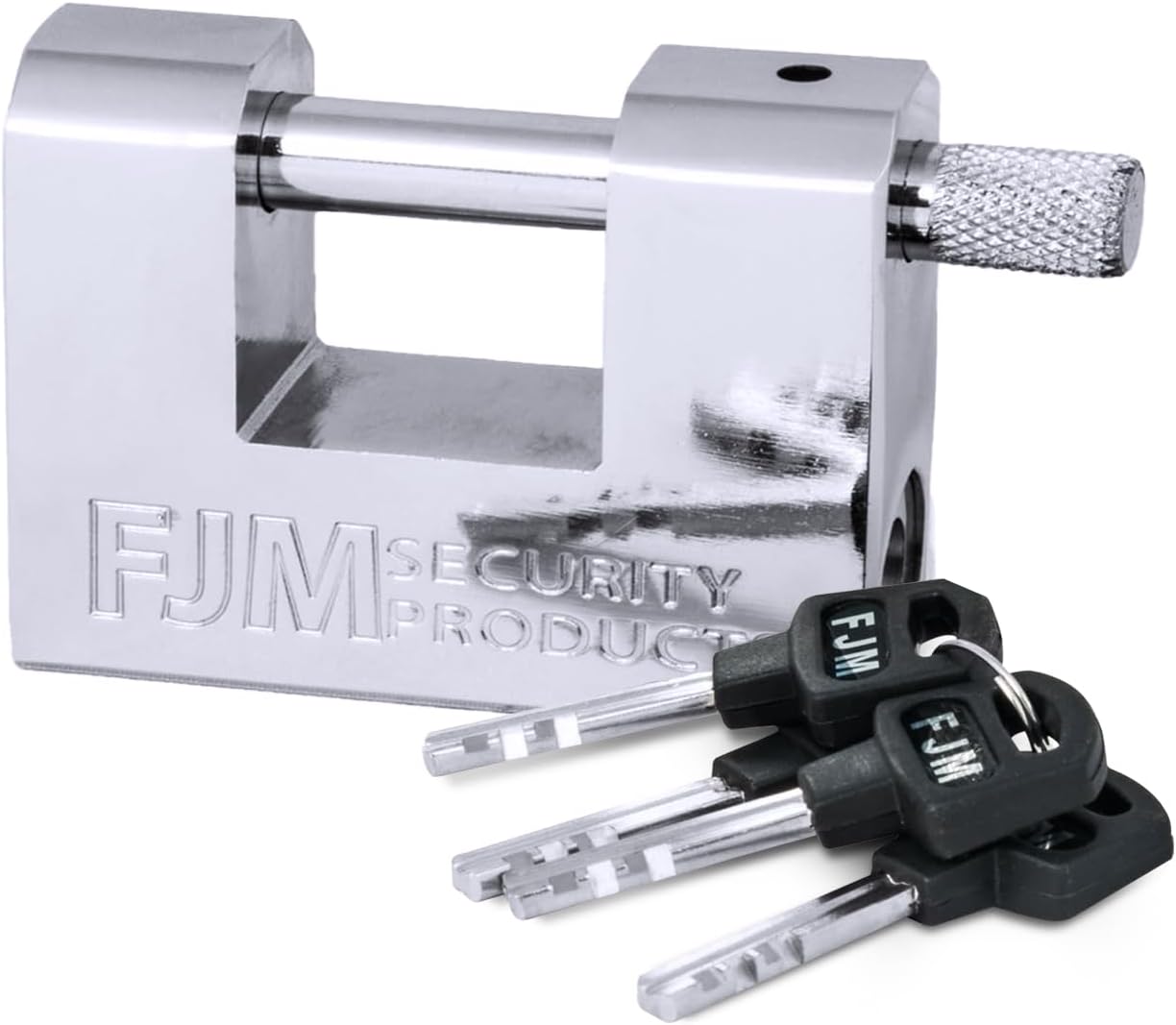 FJM Security Products SPSA60-KA Triple Chrome Plated D-Shaped Security ...