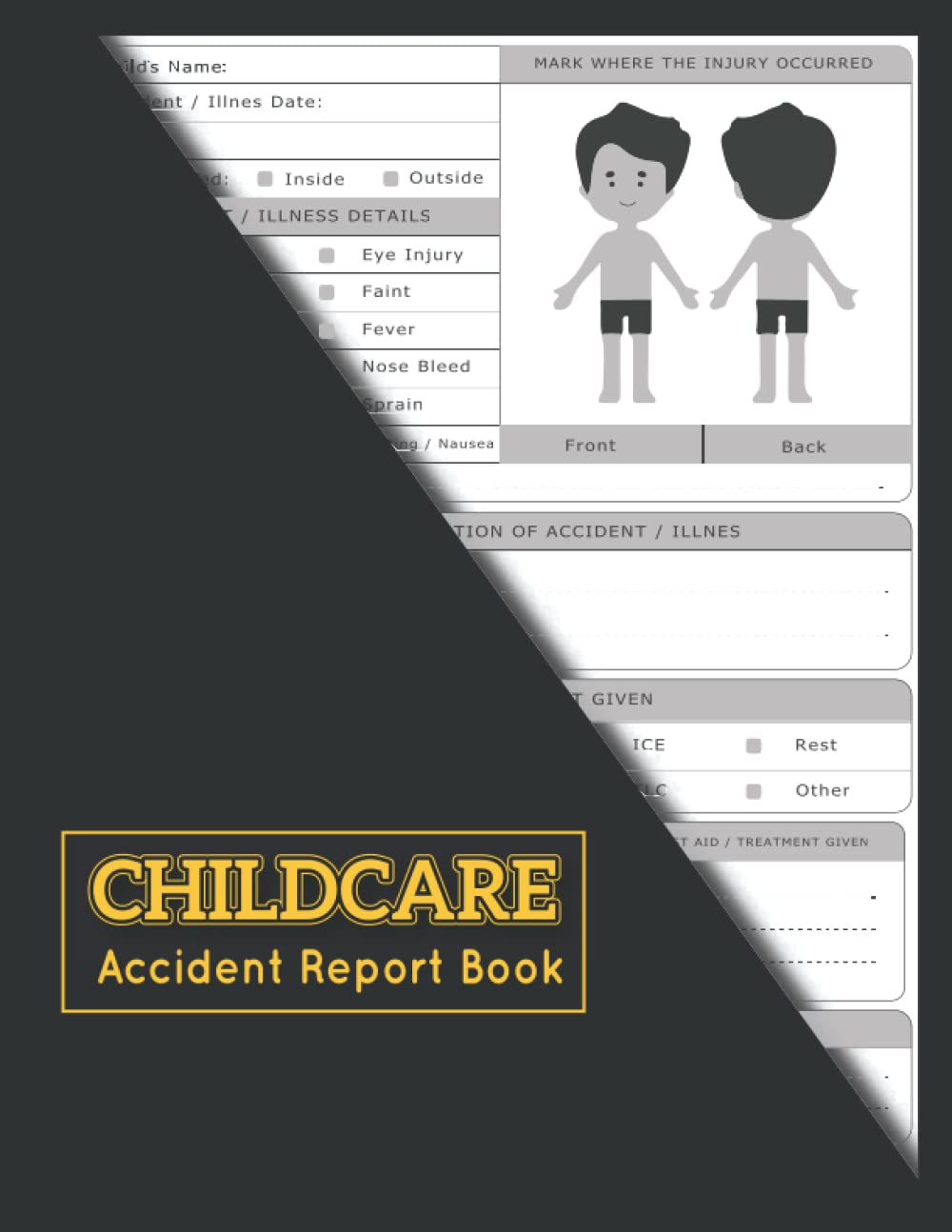 Buy Childcare Accident Report Book: Childminding Accident & Incident ...
