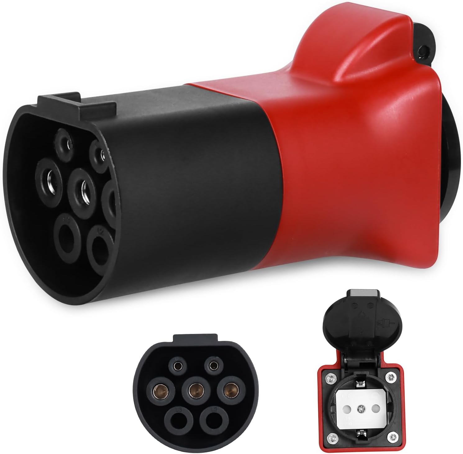 VOBOR Adapter V2L für EV,Adapter Typ 2 auf Schuko, 3.5KW 16A 220V ...