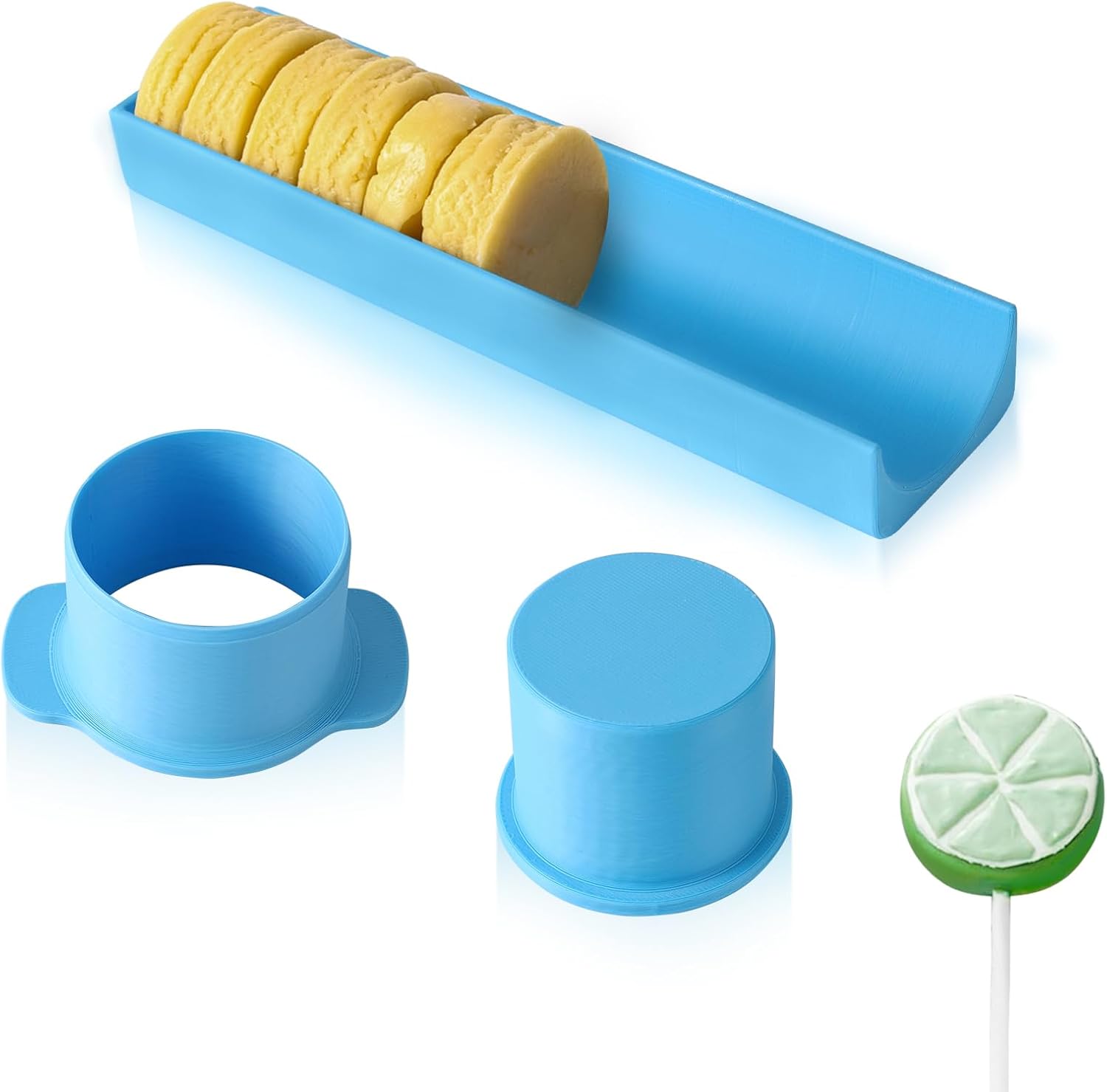 Amazon.com: MITCHENIFY Round Cake Pop Mold with 9-Inch Tray, 3D Printed ...