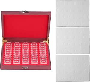 Amazon.com : Coin Capsule Holder Case,Coin Holder,Coin Display Case,50 ...