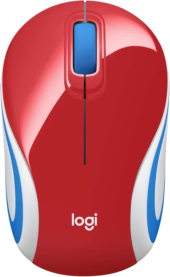 Logitech M187 Ultra Portable Wireless Mouse, 2.4 GHz with USB Receiver ...