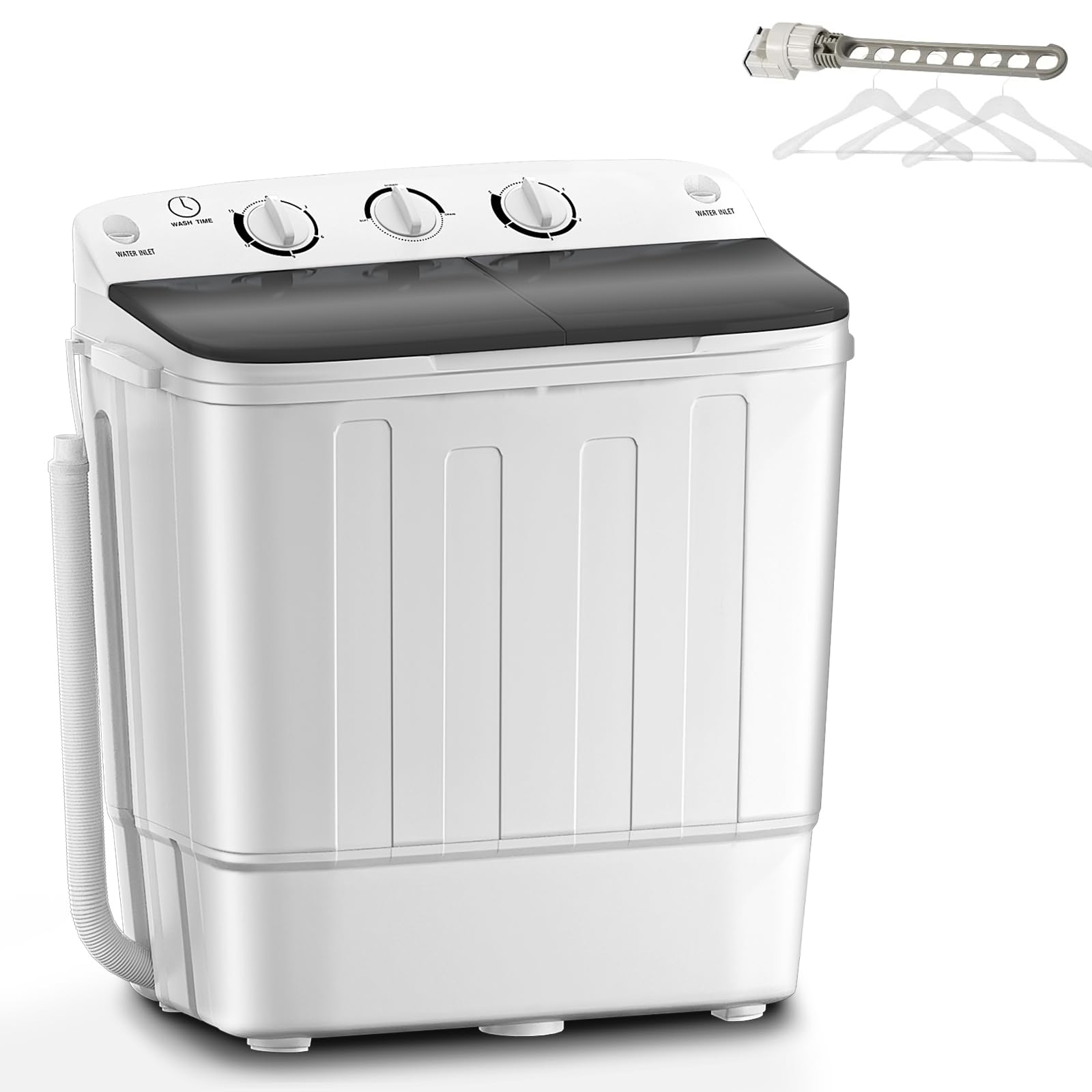 Amazon.com: Sportpulse Portable Washing Machine, Mini Twin Tub 18lbs ...