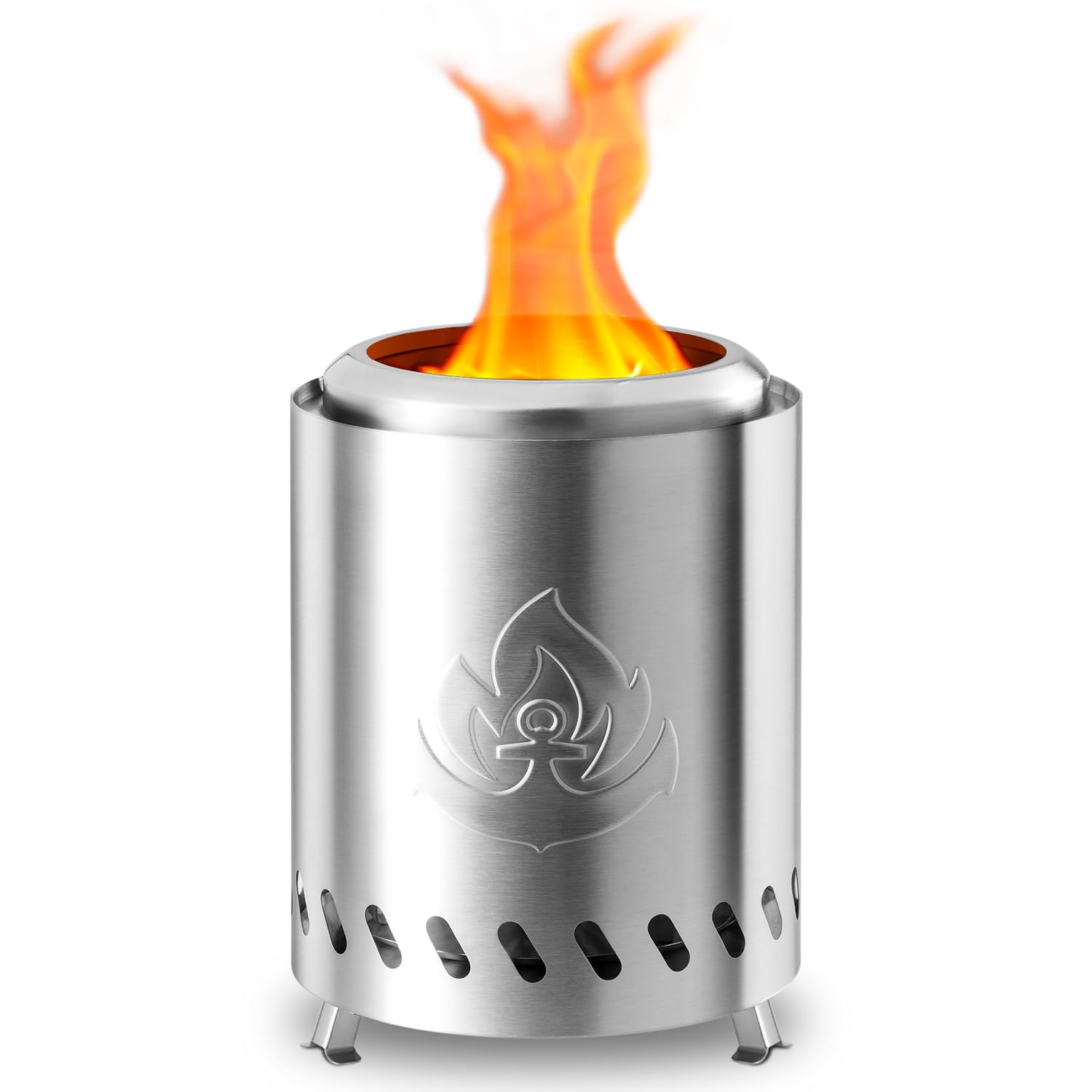 Amazon.com : Havato Table top Fire Pit 5.5"*6.9” with Stand, Smokeless ...