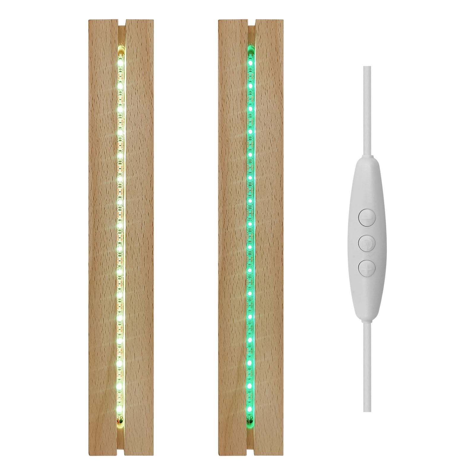 Acrylic Light Base 16 Colour LED Night Light Base With Remote & USB