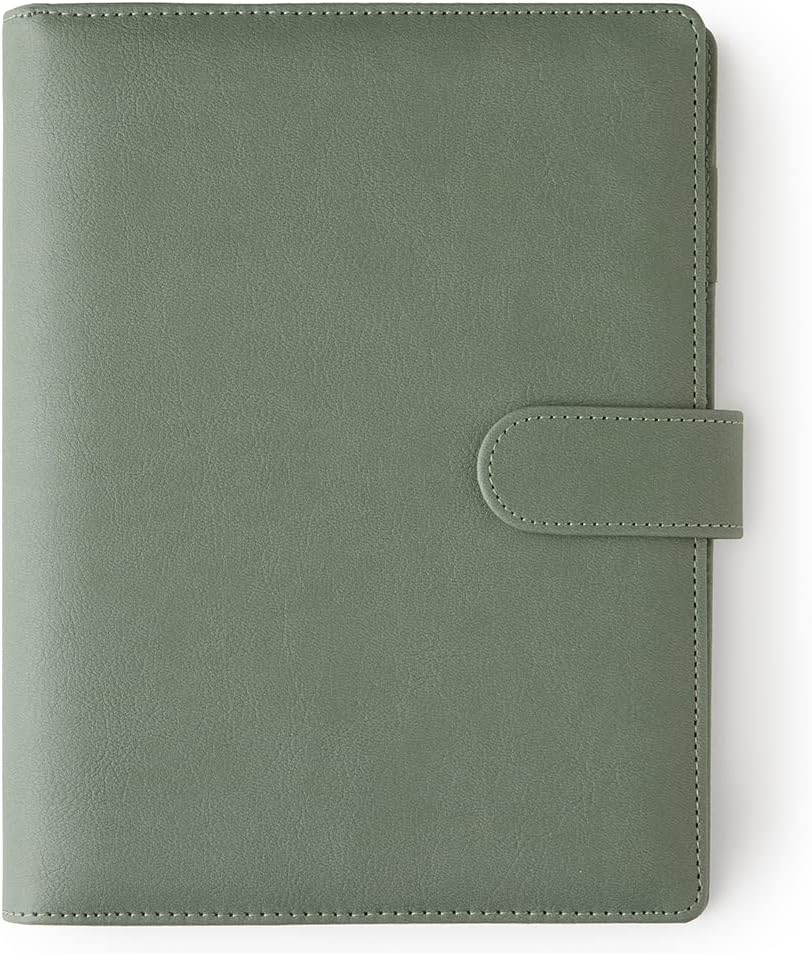 Mal Paper Agenda Cover - Sage Green A5 Ring Binder Cover - Personalise ...