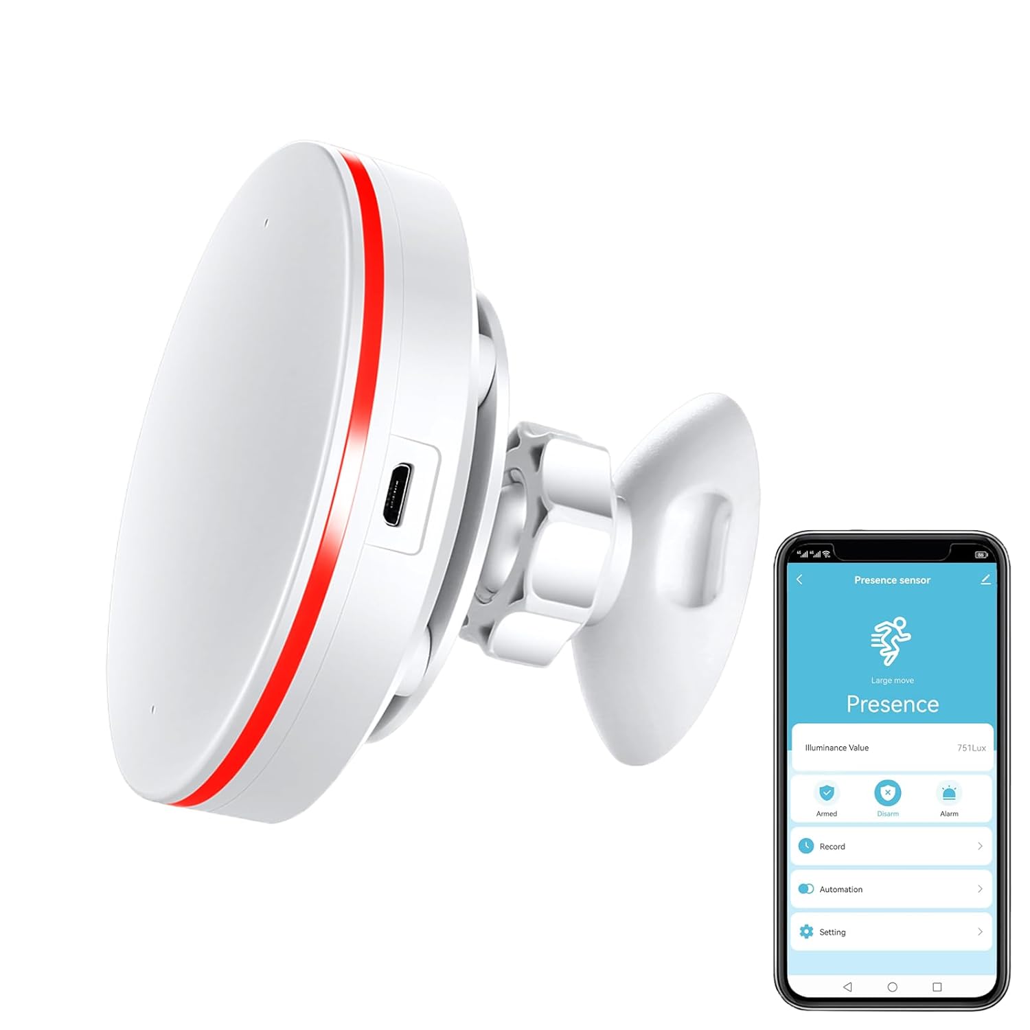 Smart Human Presence Detector, Siren Alarm Millimeter Wave Radar Motion ...