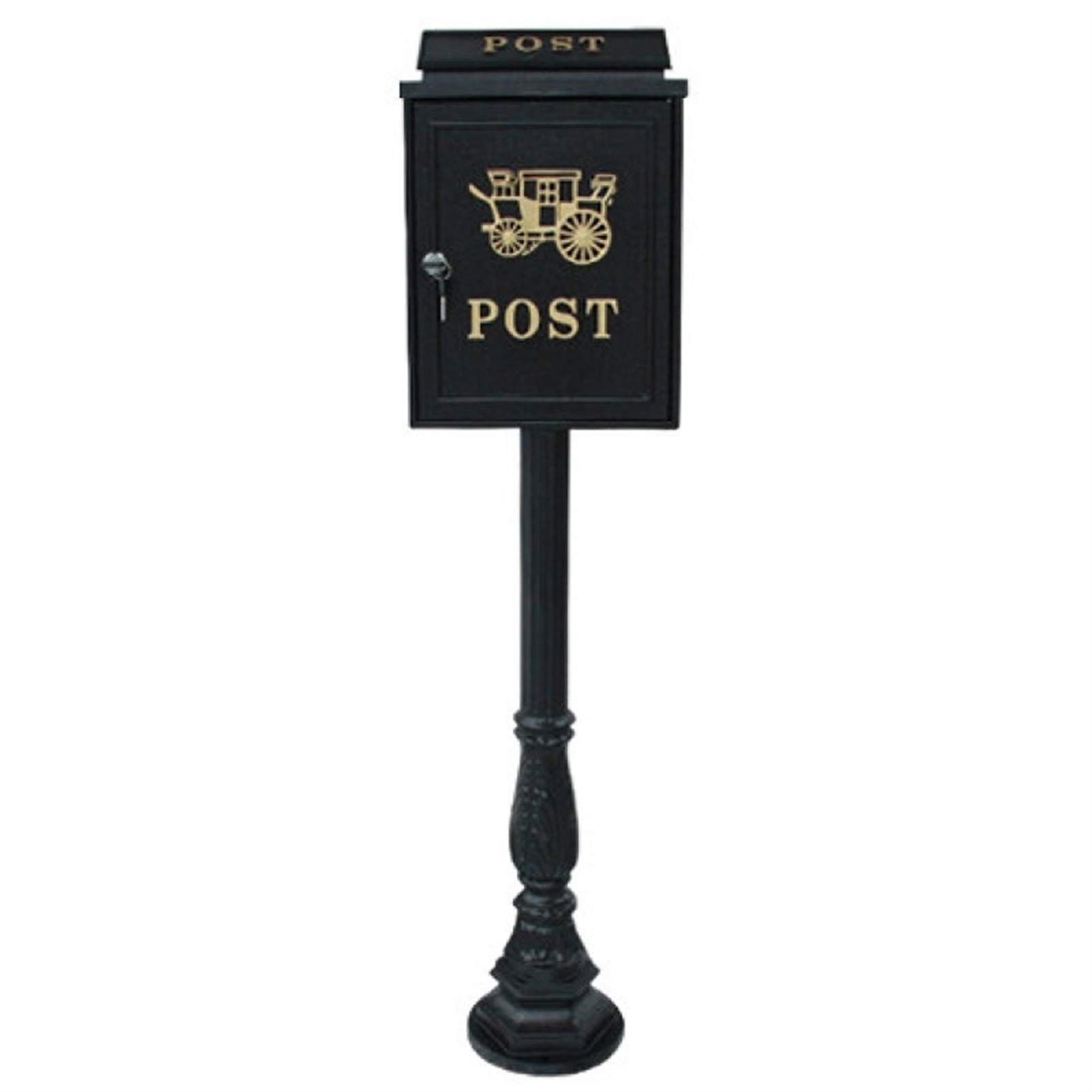 Outdoor Pedestal Mailboxes 4 Door Classic Cluster Mailbox Accessories