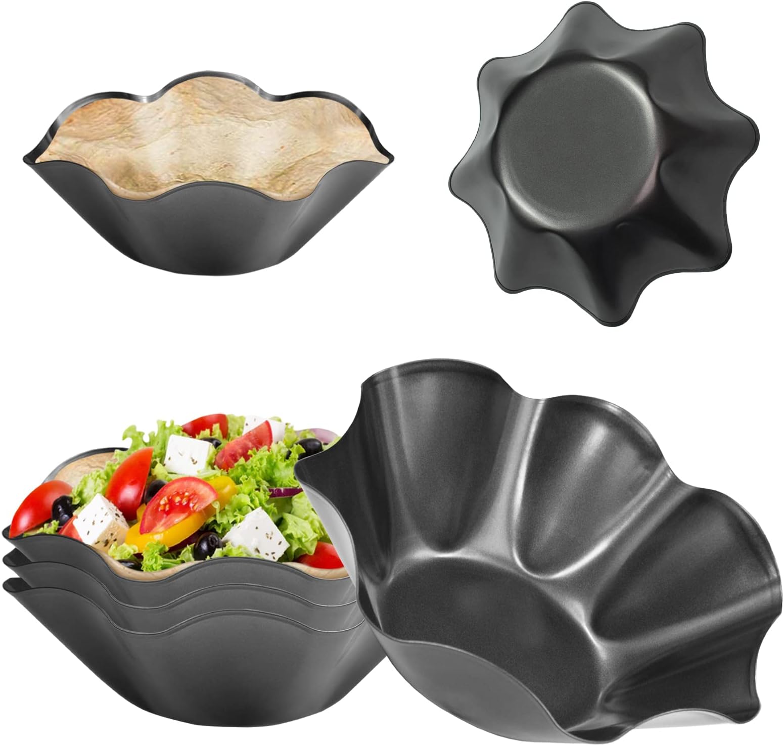 Amazon.com: Abgream Tortilla Pan Set - 6 Pack Carbon Steel Non-Stick ...