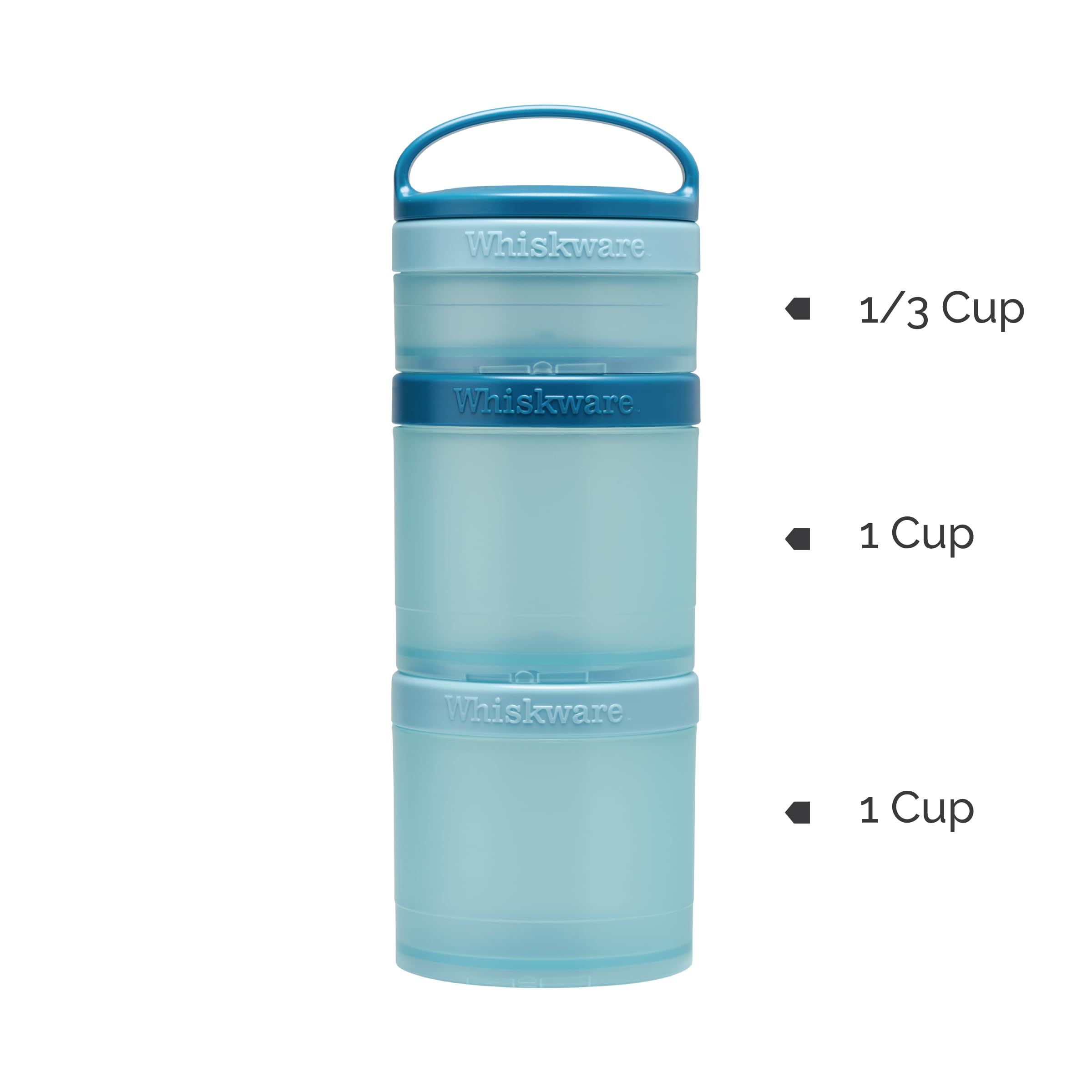 Snapklik.com : Whiskware Stackable Snack Containers For Kids And ...