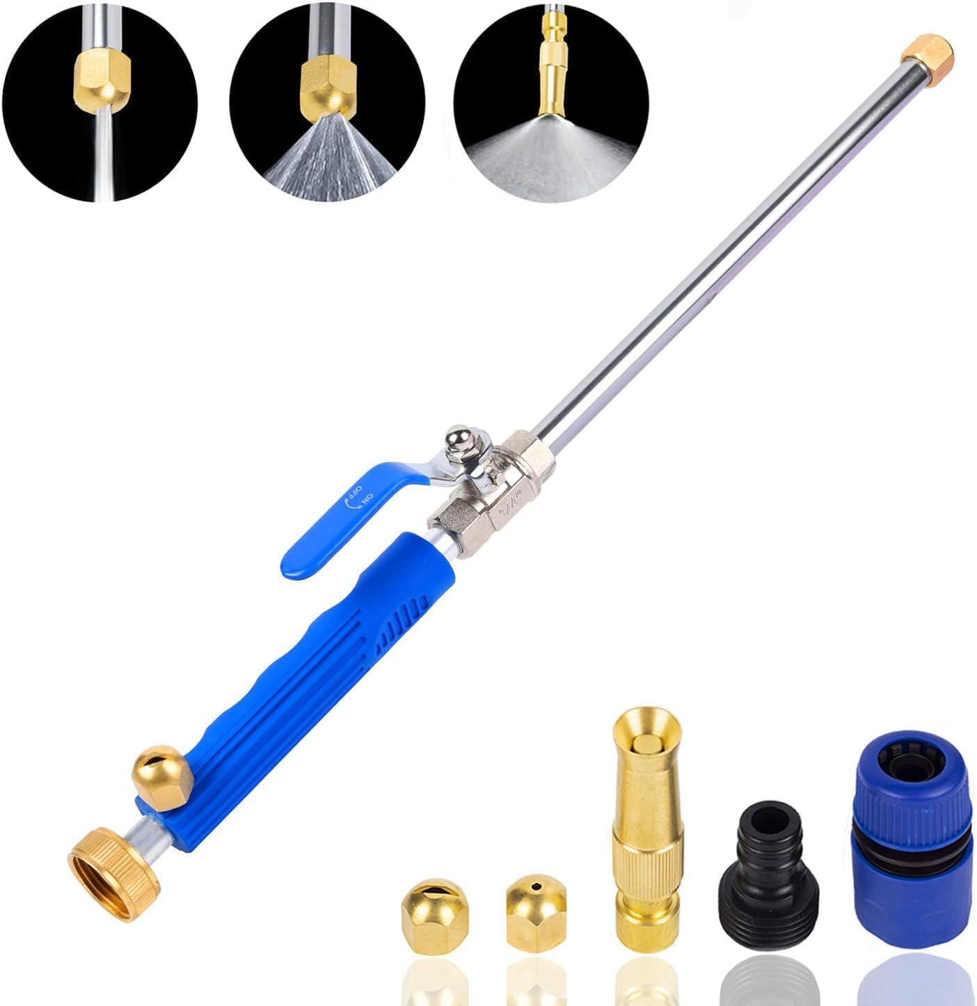 Amazon.com: High Pressure Jet Nozzle Power Washer Wand for Garden Hose ...