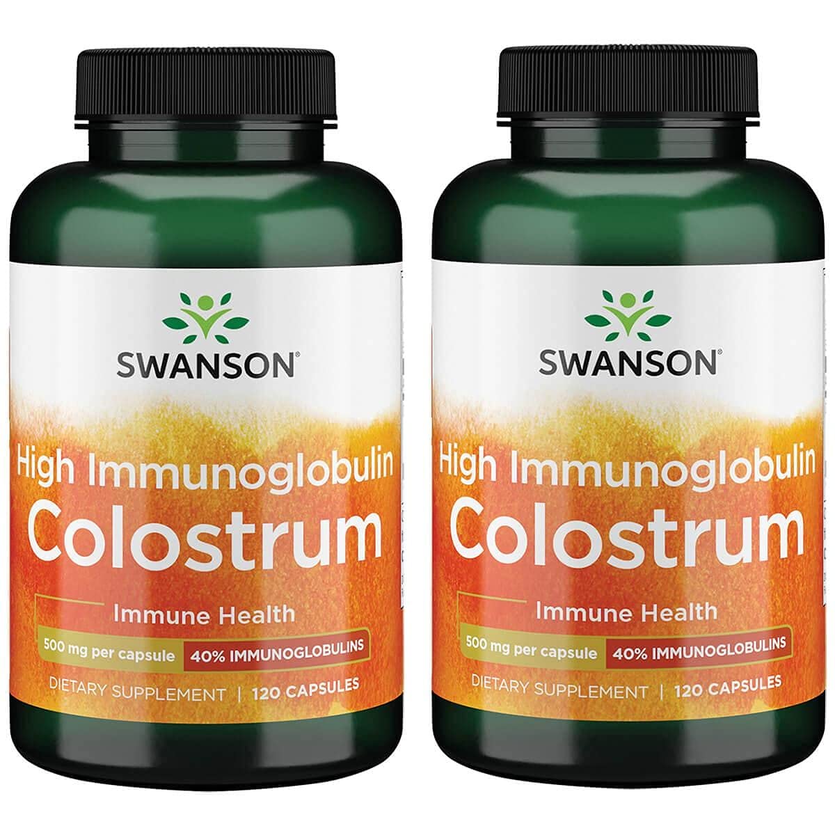 Amazon.com: Swanson High Ig Colostrum 500 Milligrams 120 Capsules (2 ...