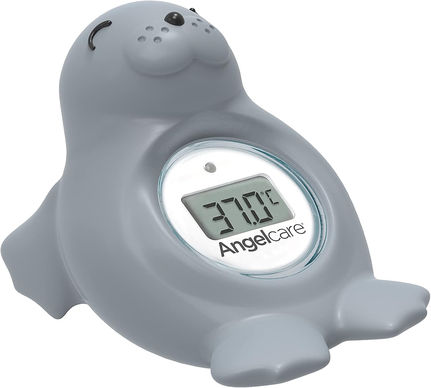 Angelcare Bath and Room Thermometer - Happy Seal, Grey, One Size ...