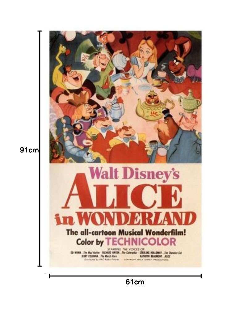 Alice In Wonderland Original Movie Poster