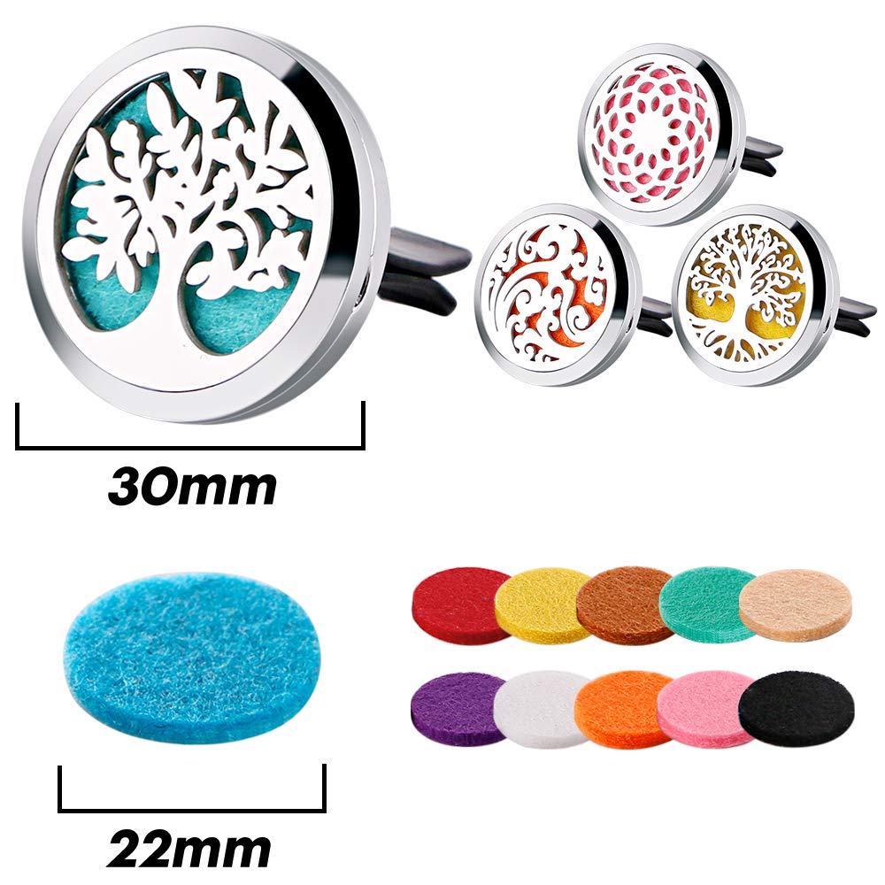 30mm Stainless Steel Dove Design Car Aroma Diffuser Essential Oil Car ...