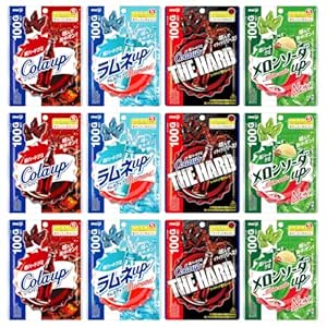 Amazon.com : Japanese Soda Gummy Candy Assortment – 12 Pack (4 Flavors ...