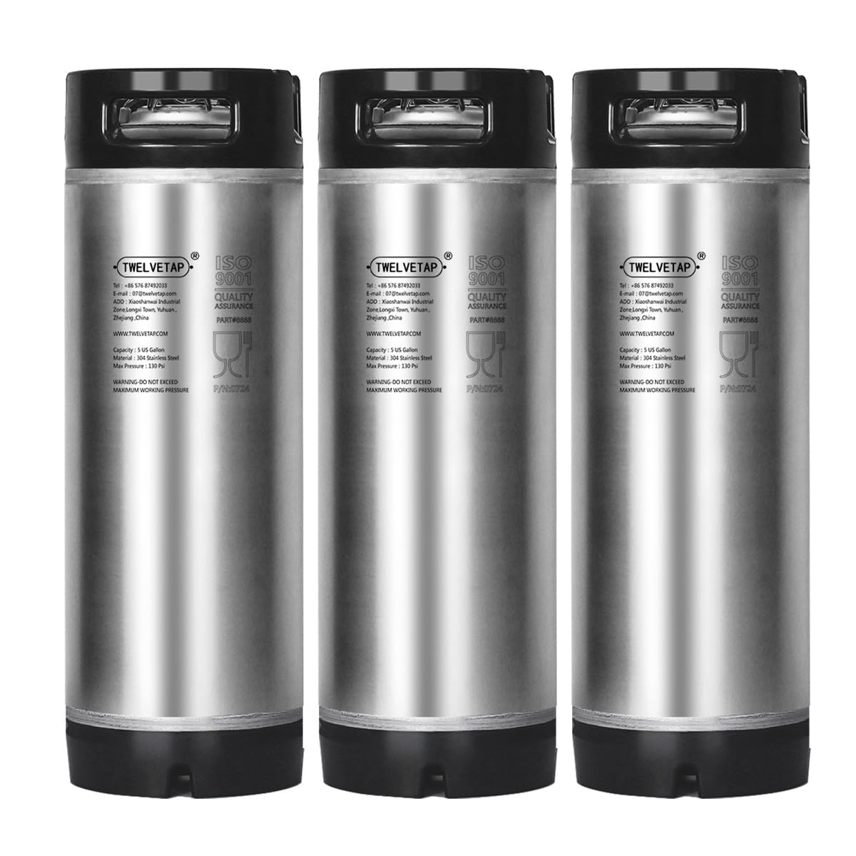 Home Brew Pressure TMCRAFT 6.5 Gallon Ball Lock Keg, Stainless Steel ...