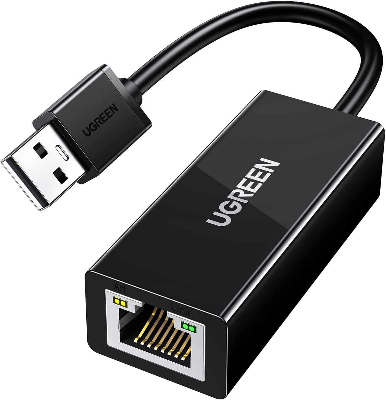 UGREEN Ethernet Adapter USB 2.0 to 10 100 Mbps Wired Rj45 Cable ...