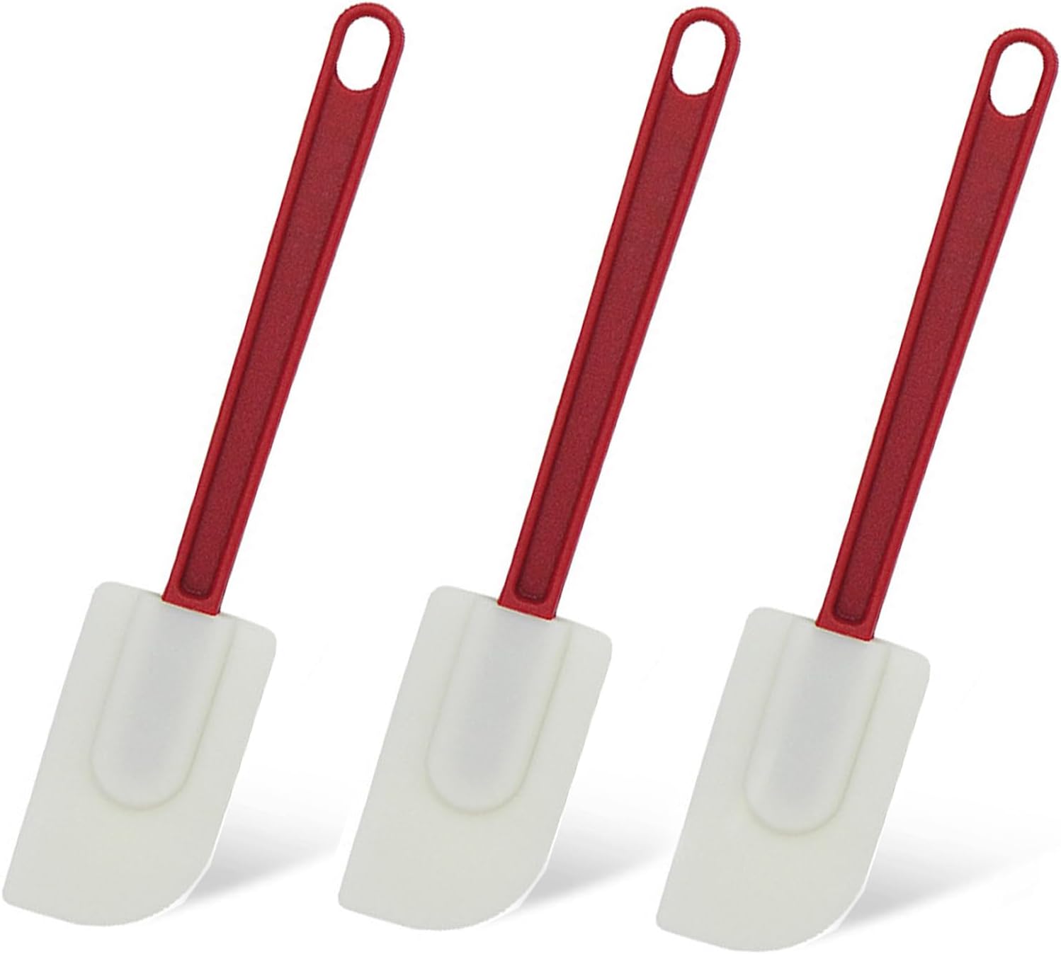 High Heat Resistant Silicone Scraper Spoon Commercial Baking Spatula ...