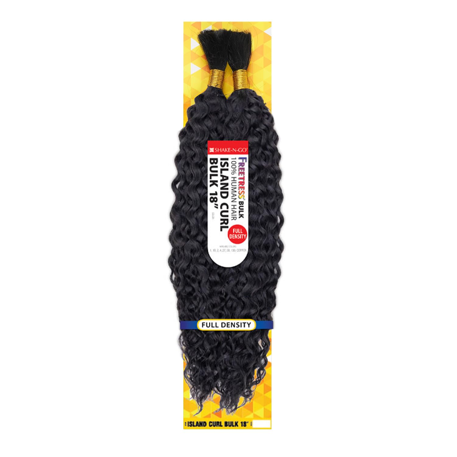 Amazon.com : FreeTress Human Hair Braids Island Curl Bulk 18" (2 ...