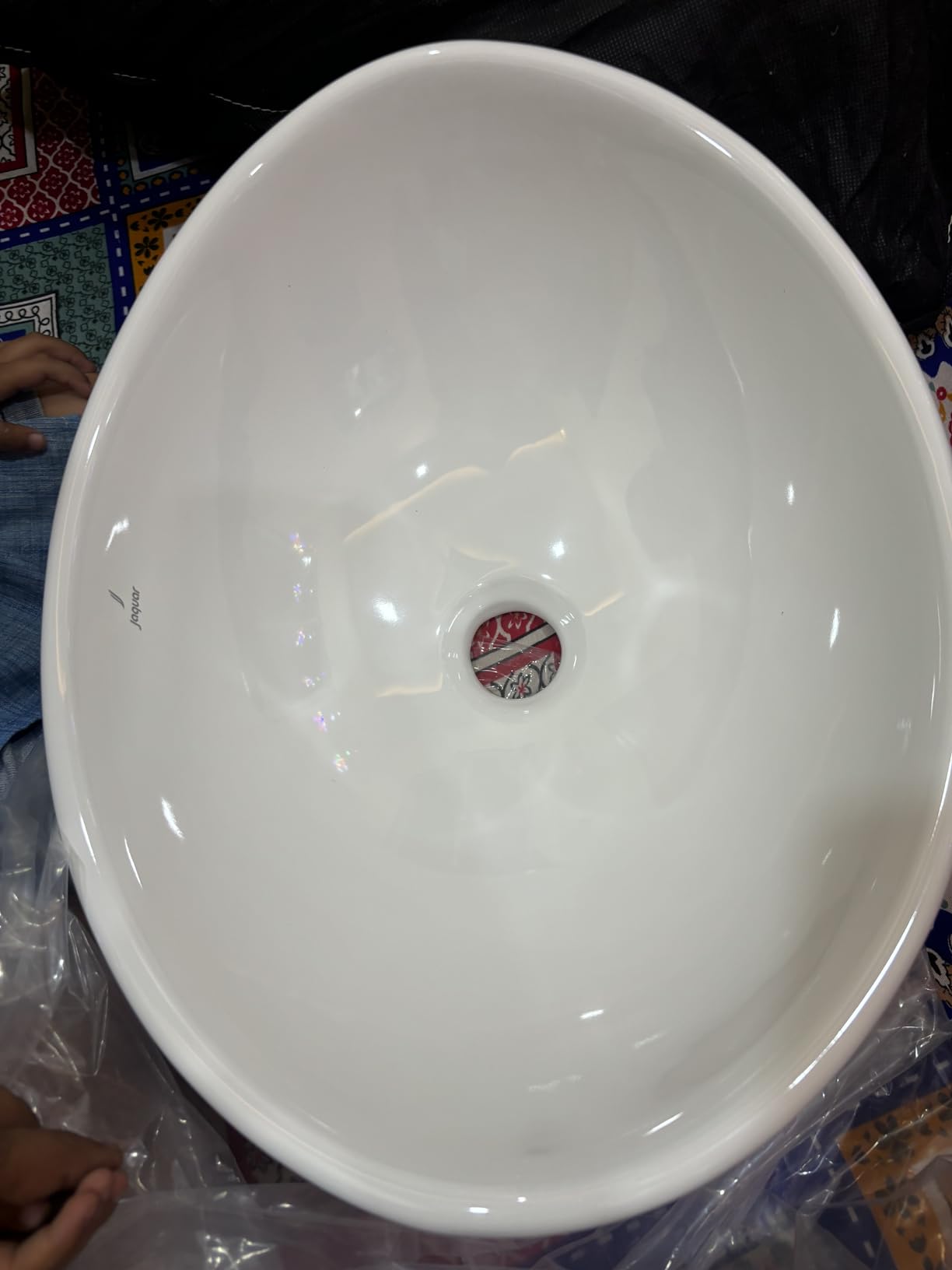 JAQUAR Continental Series Table Top WASH Basin (White) | 425x340x175mm ...