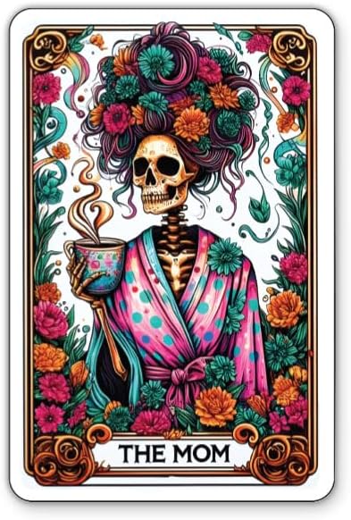 Amazon.com: The Mom Tarot Card Stickers - 2 Pack - Waterproof Vinyl for ...