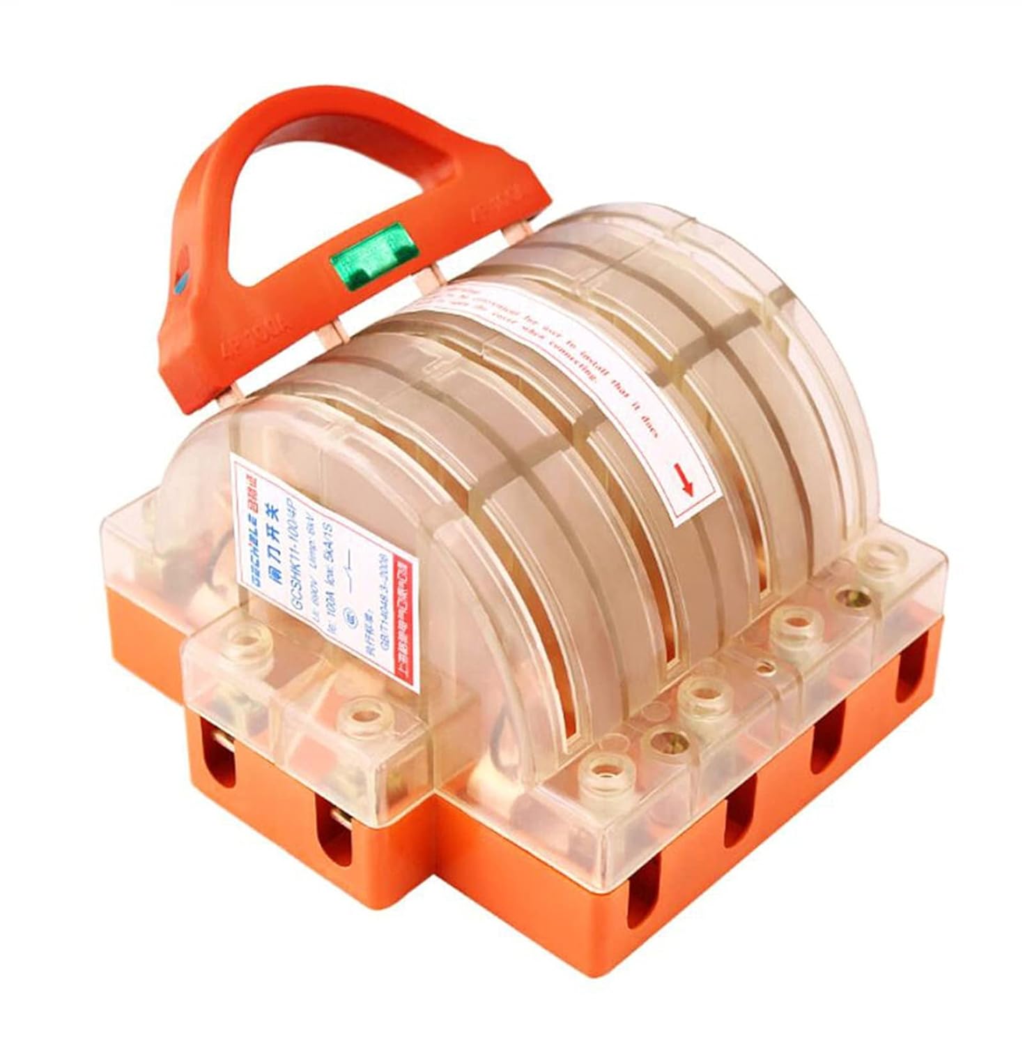 Amazon.com: CNHKAU 1PSC/63A/100A/160A/225A 4P Transparent with lamp Two ...