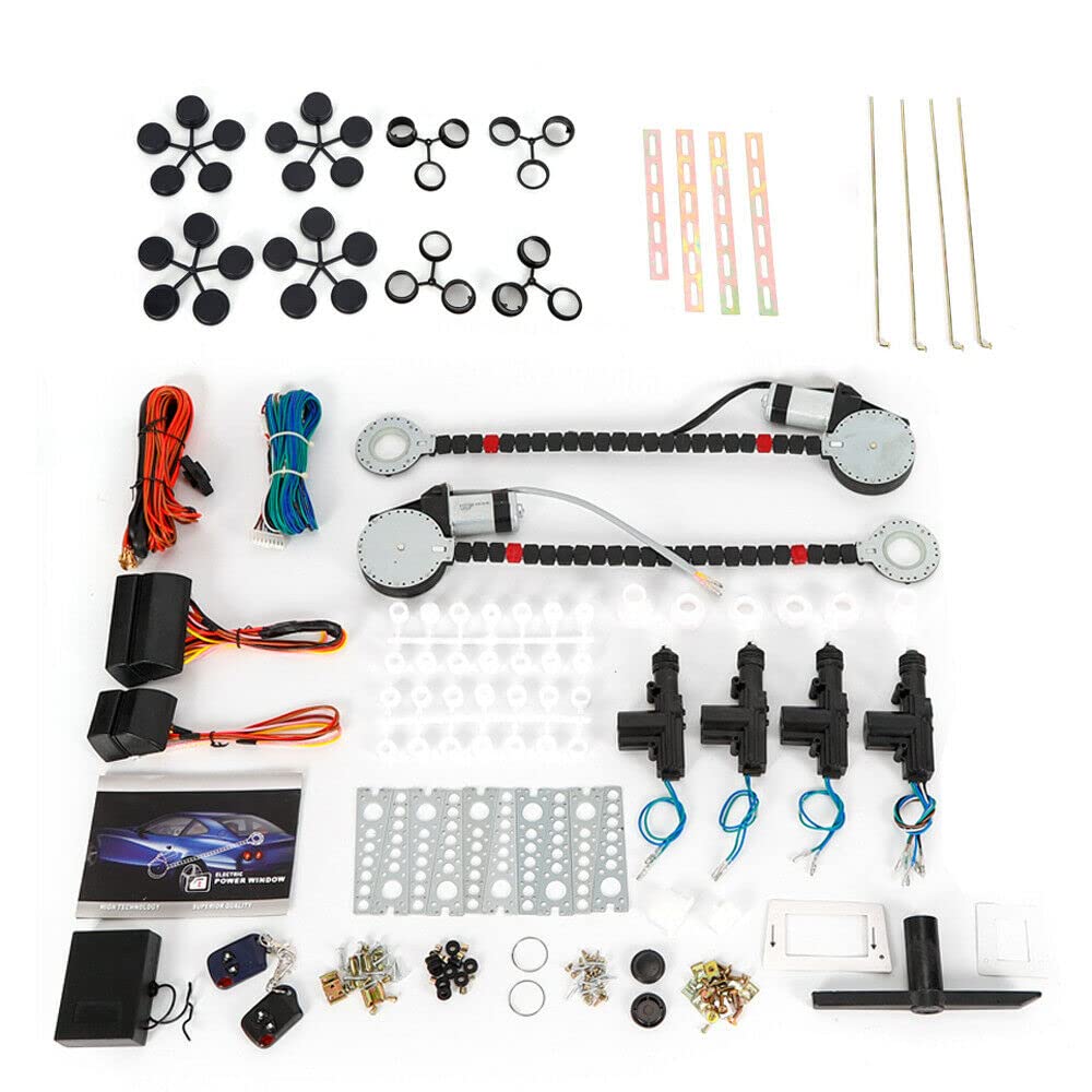 Amazon.com: 12V Universal Electric Power Window Switch Kit Universal 2 ...