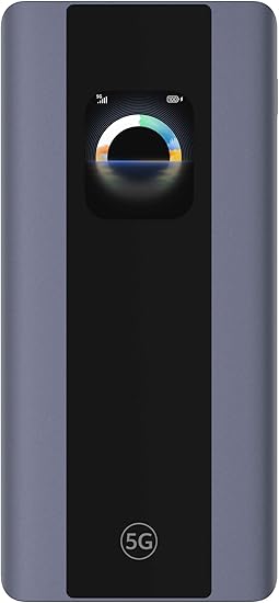 Brovi 5G Mobile WiFi Pro 5 E6888-982,OLED Touchscreen Upload 3.6Gbps Download 500Mbps Upload Wi ...