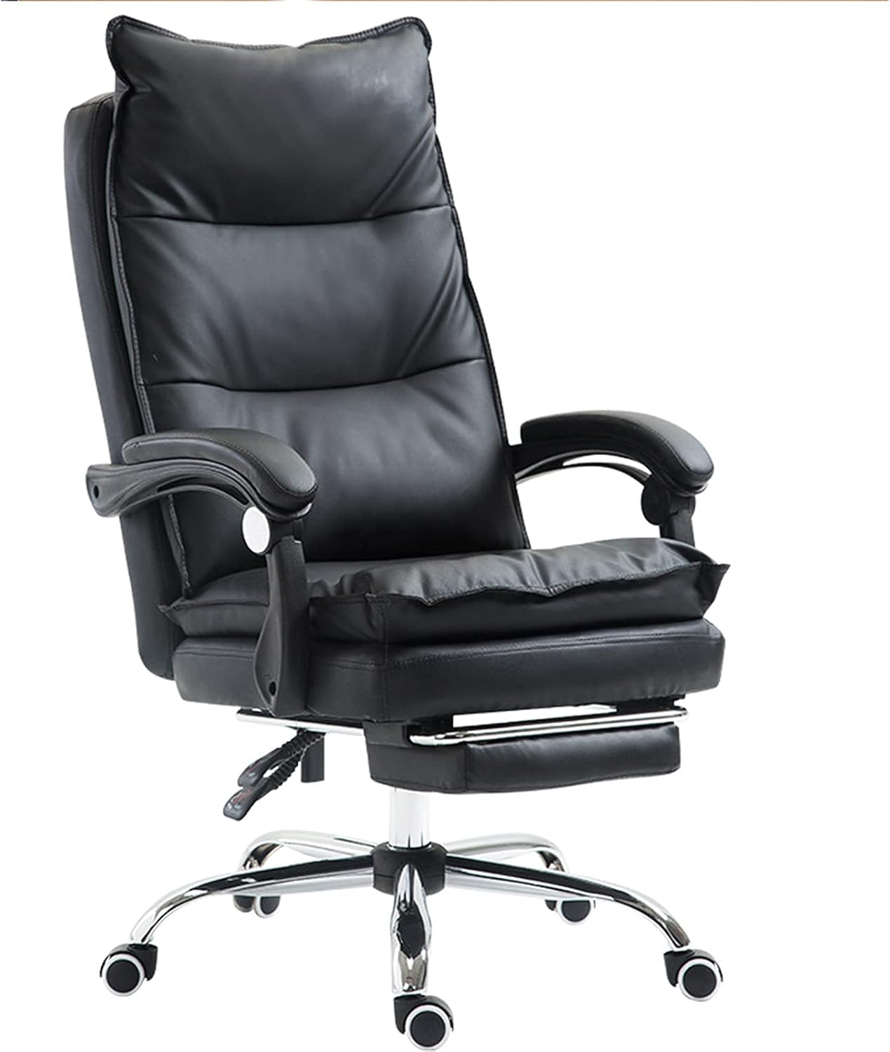 Computer Chair, High Back Leather Office Chair Gaming Chair with ...