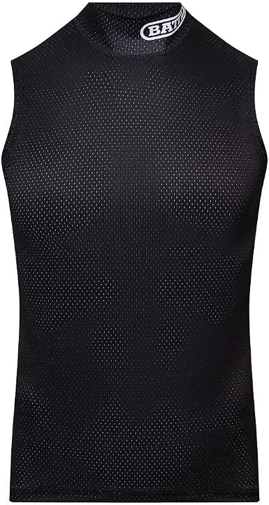 Amazon.com: Battle Sports Mock Neck Sleeveless Compression Shirt, 4-Way ...