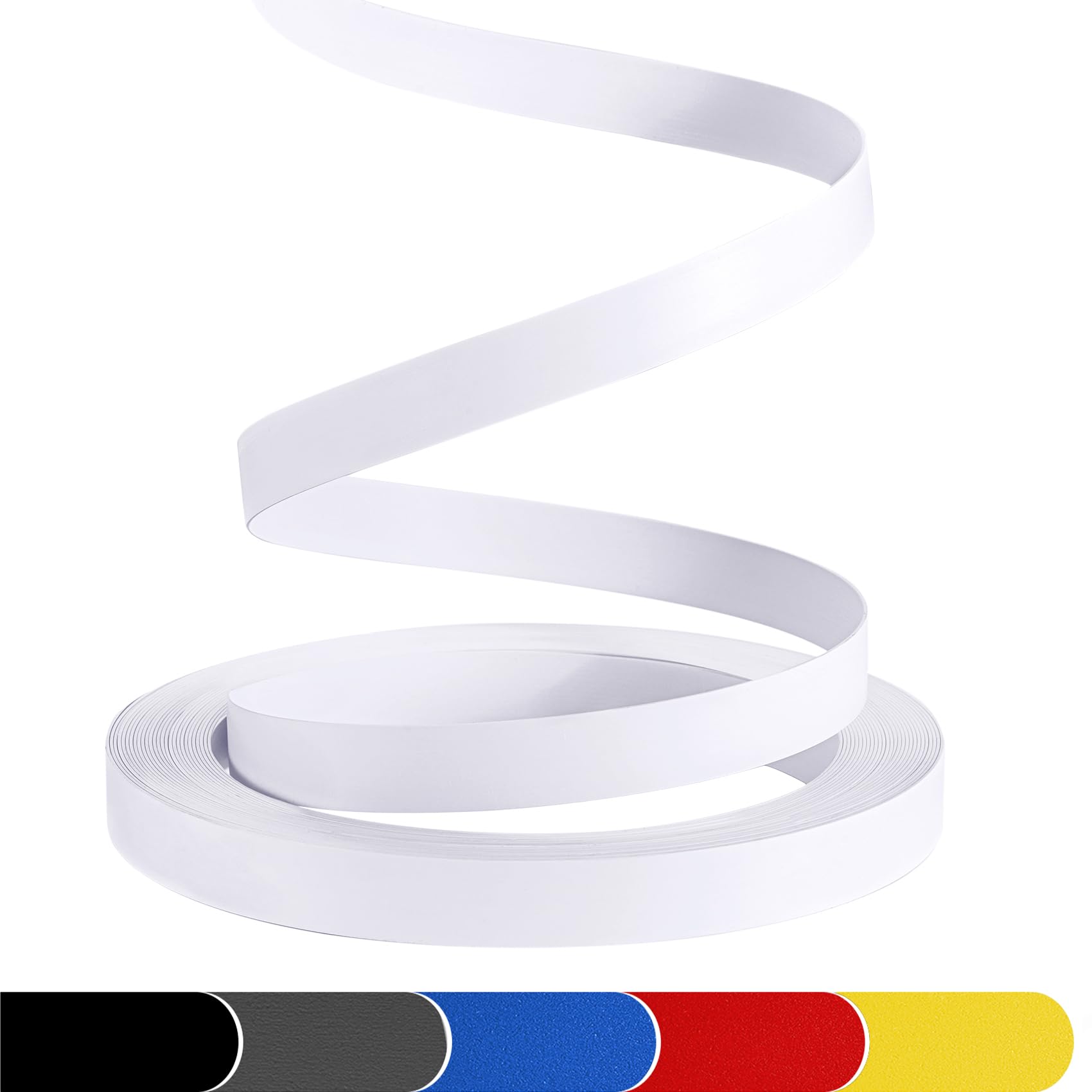 ZYJT PVC Edge Banding, 1" x 25ft Matt White Edge Banding Non Glued ...