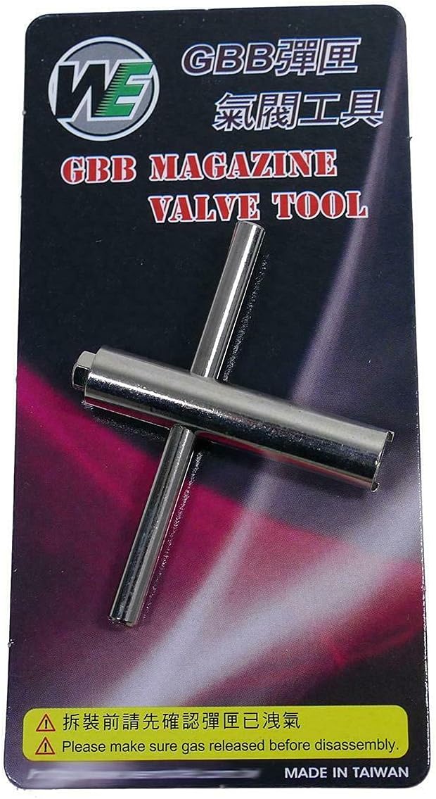WE Airsoft Europe Unisex Valve Magazine Tool, Brass : Amazon.co.uk ...