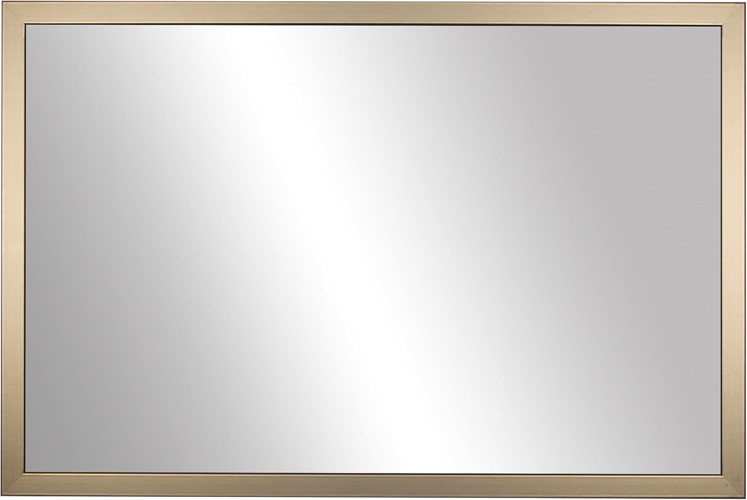 Amazon.com: Frame My Mirror Gold Framed Mirror, 36" x 48" Champagne ...