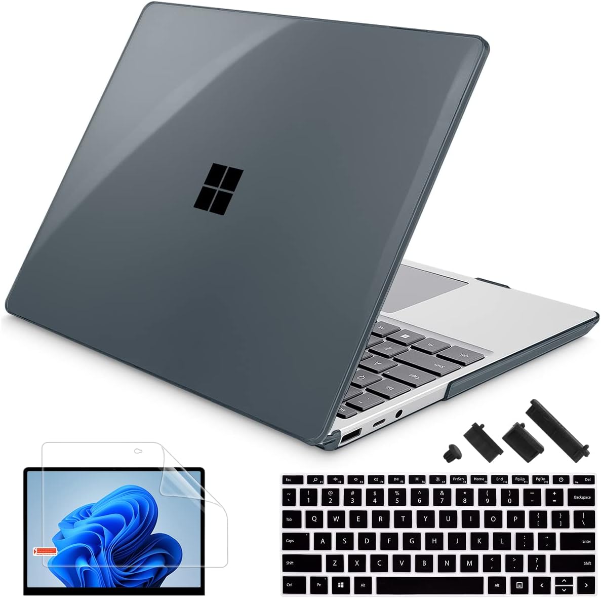 Amazon.com: Mektron Designed 15" Microsoft Surface Laptop 3/4/5 Case ...