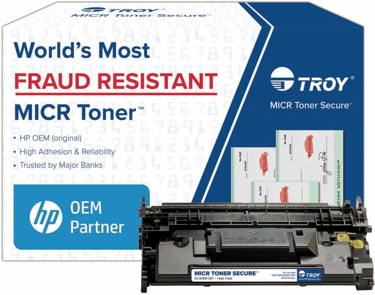 Amazon.com: TROY M507/M528 MICR Toner Secure High Yield Cartridge ...