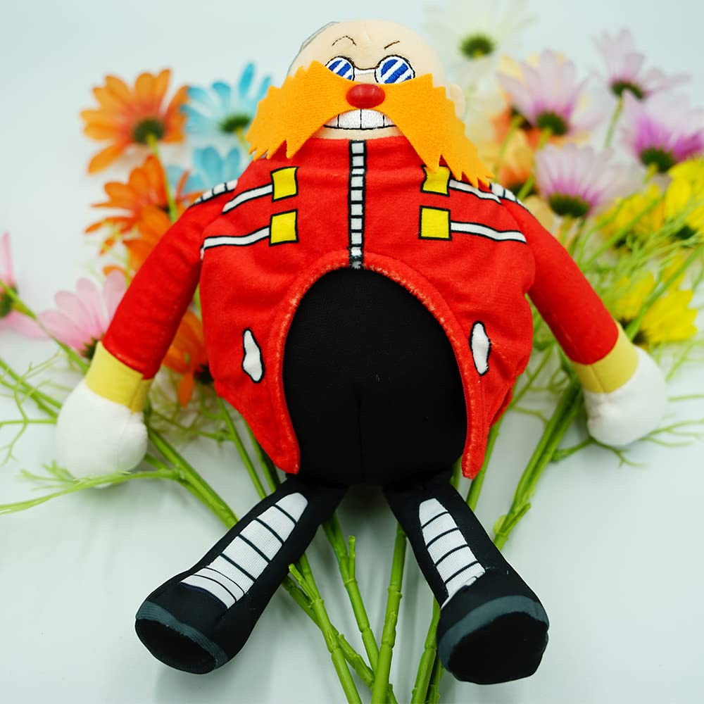9.8in/25cm Sonic Eggman Plush, Carton Dr. Eggman Plush Toy from Sonic ...