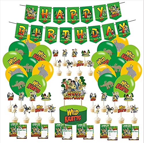 Wild Kratts Birthday Party Decorations Wild Kratts Party Packs Birthday ...