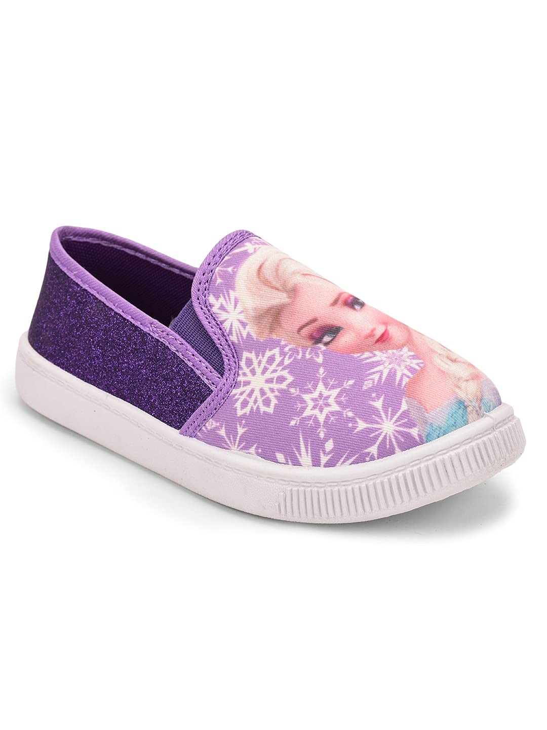 Buy Frozen by toothless Girls Canvas Purple Sneaker (FZPGCS2637) at ...