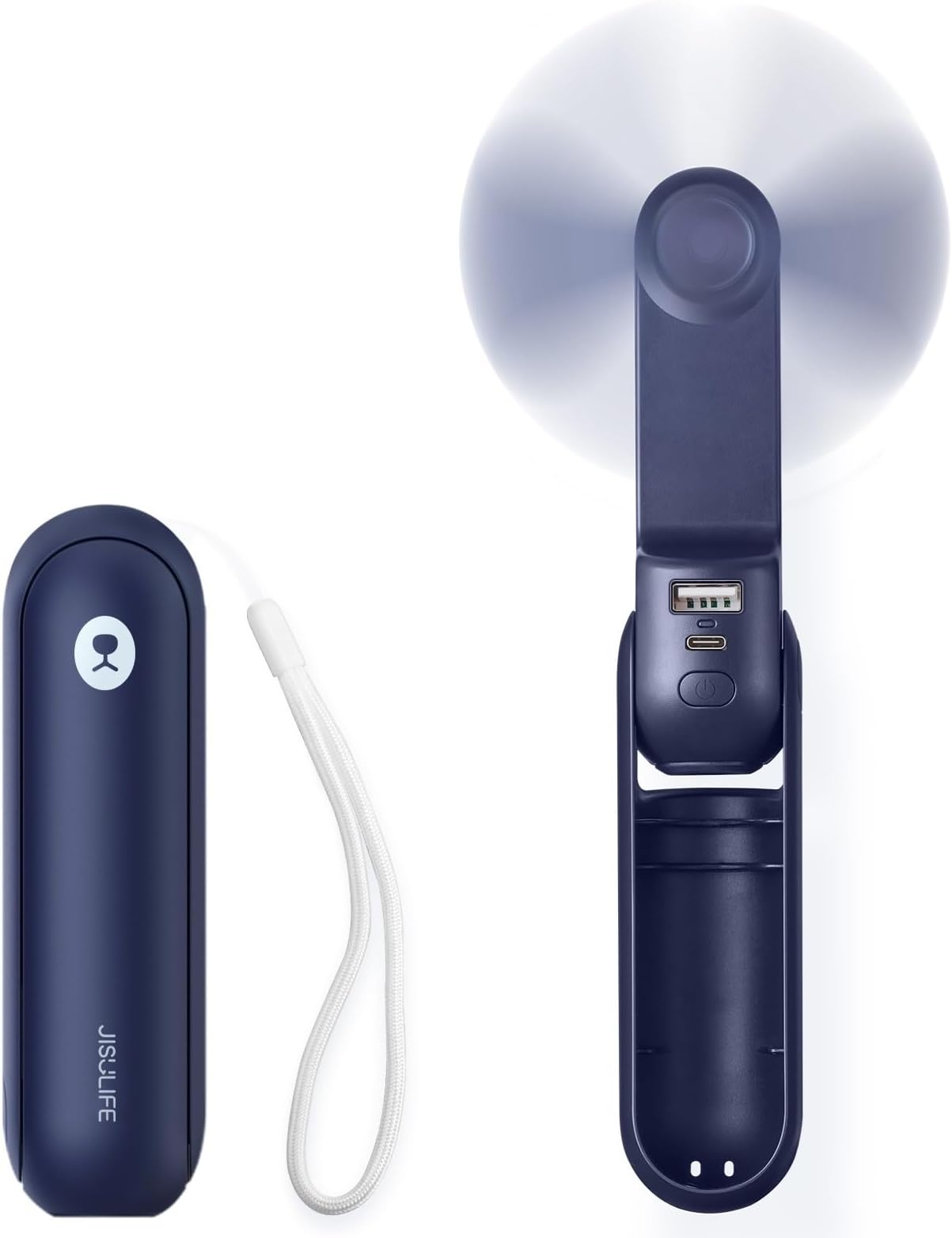 Amazon.com: JISULIFE Handheld Fan Life9, 3600mAh Mini Fan Small USB ...