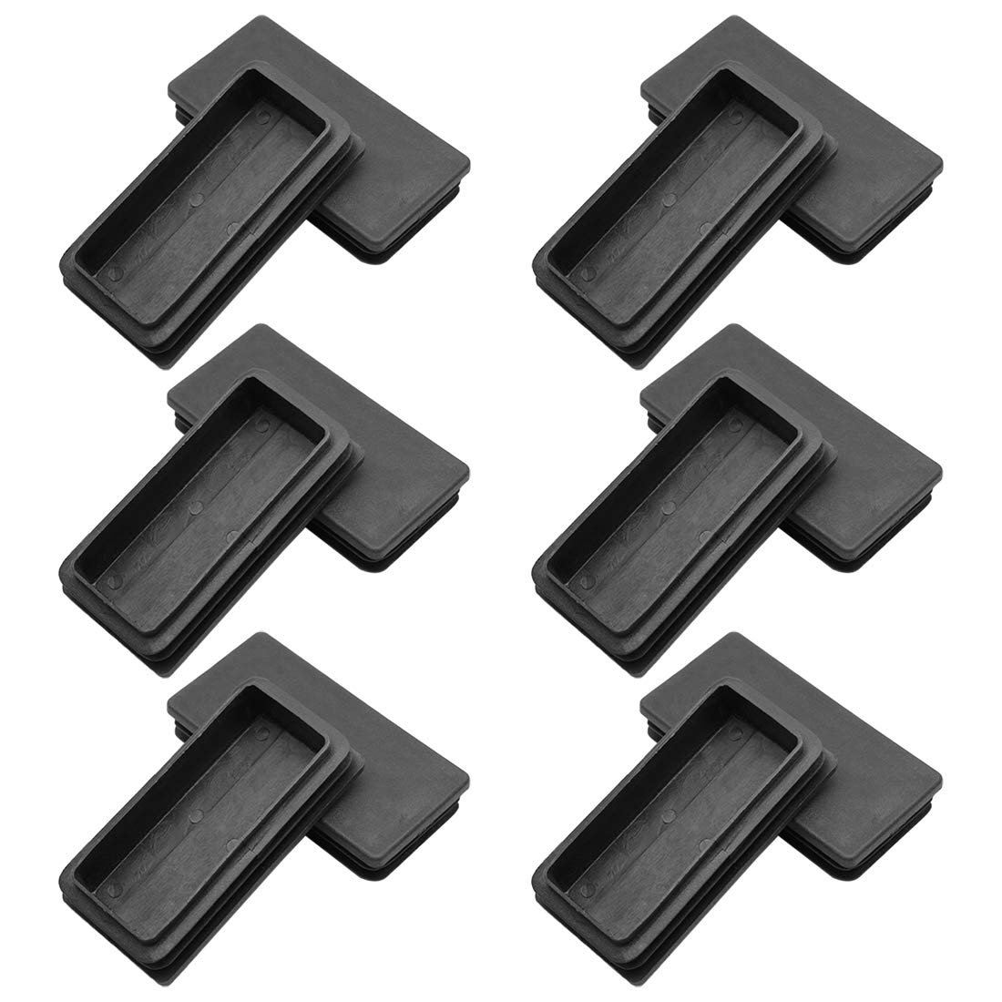 Amazon.com: Suiwotin 12PCS 2 x 4 Inch (50x100mm) Rectangle Black ...