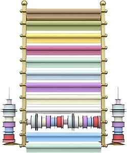 Amazon.com: Ribbon Holder Wall Mounted, Extra Large Wrapping Paper ...