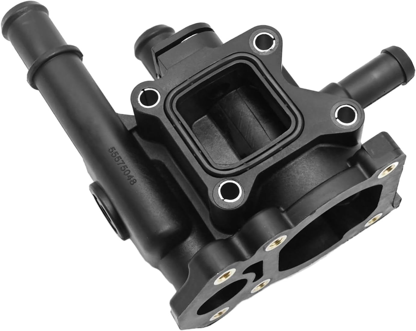 Hoypeyfiy Thermostat Housing Cover Base Replacement for Vauxhall Opel ...