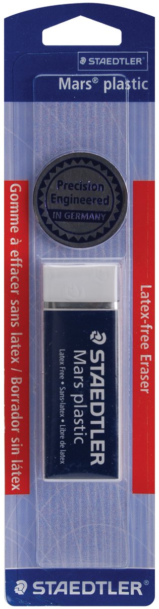 Amazon.com : Staedtler Mars Plastic Eraser, 1-Each (52650BK) : Cube ...