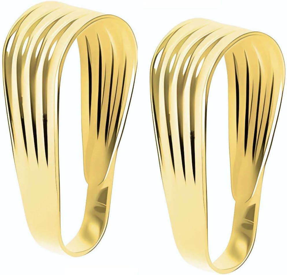 Amazon.com: uGems 14K Gold-Plated Sterling Silver Large Snap Bail, 1 ...